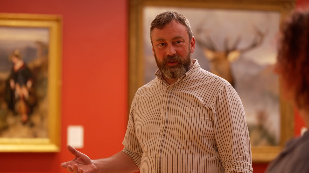 Peter MacQueen discusses what draws him to Peter Graham's Wandering Shadows - YouTube