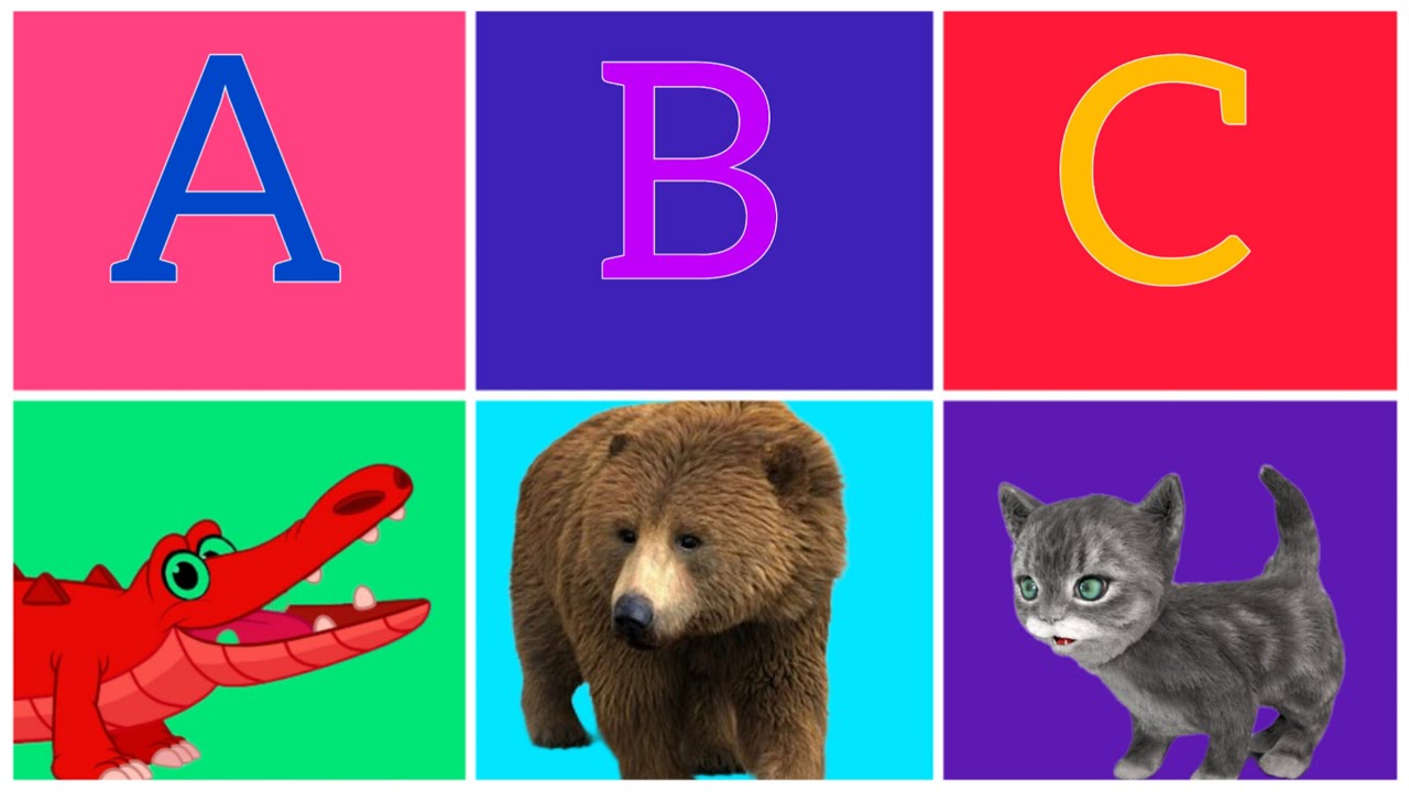 Alphabet Animals | Learn the Alphabets ,Animals Names & Animals Sounds ...
