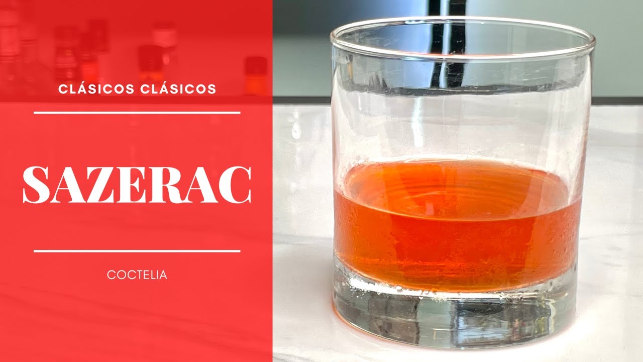 🥃 Cómo hacer el SAZERAC cóctel oficial de Nuevo Orleans 🎭 - YouTube