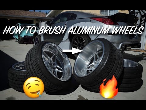 DIY: How to Brush Aluminum Wheels (3 piece wheels with polished lips ...