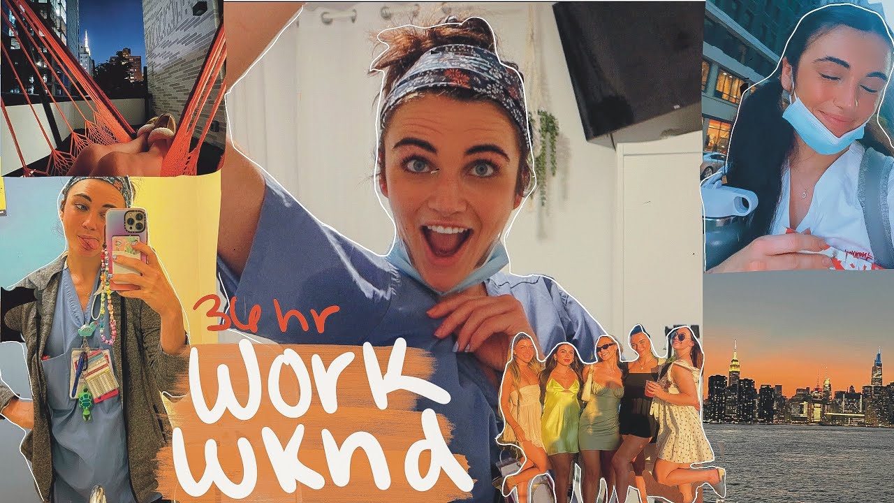 NYC Nurse Weekend in my Life | 36 hours in the hospital + brand event ...