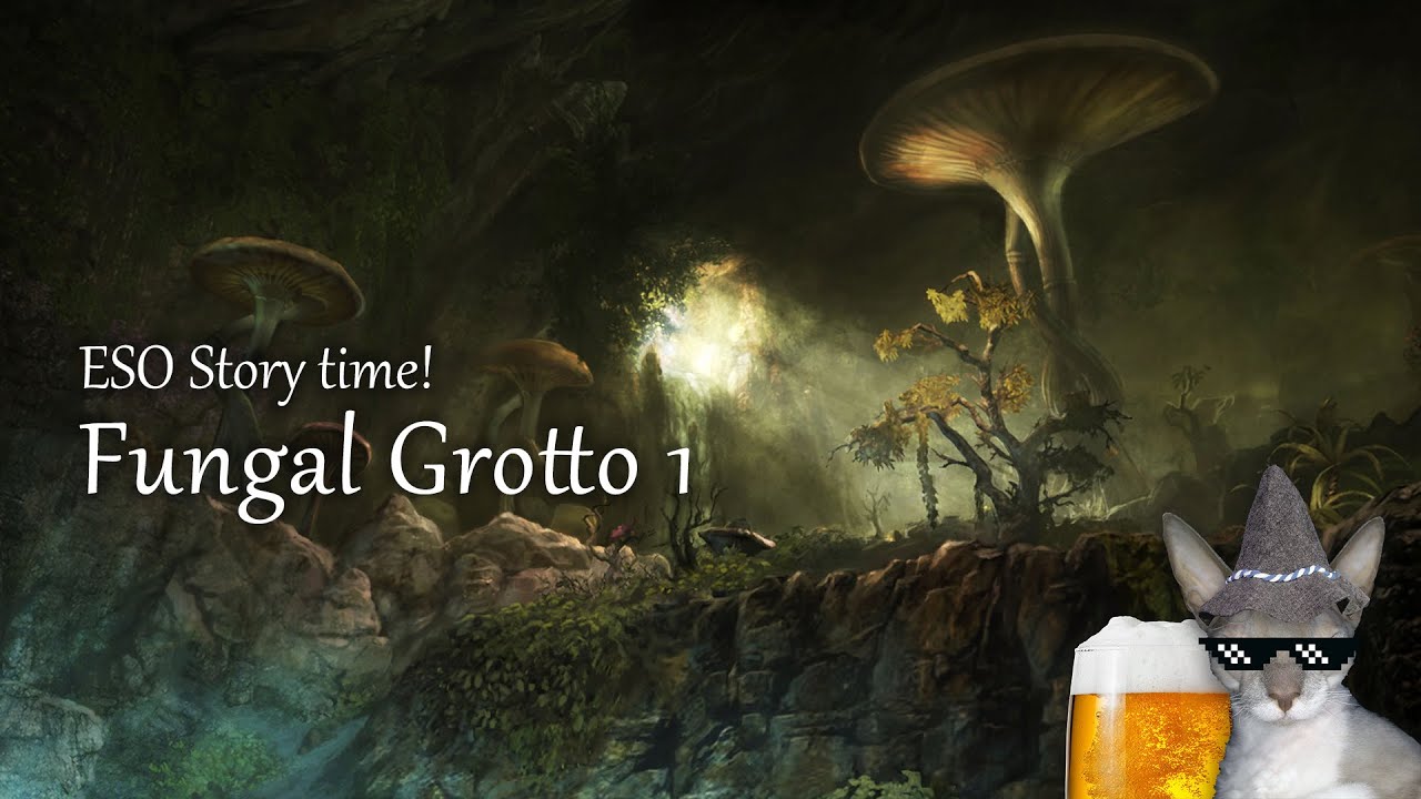 Elder Scrolls Online Dungeon Story: Fungal Grotto 1 - YouTube