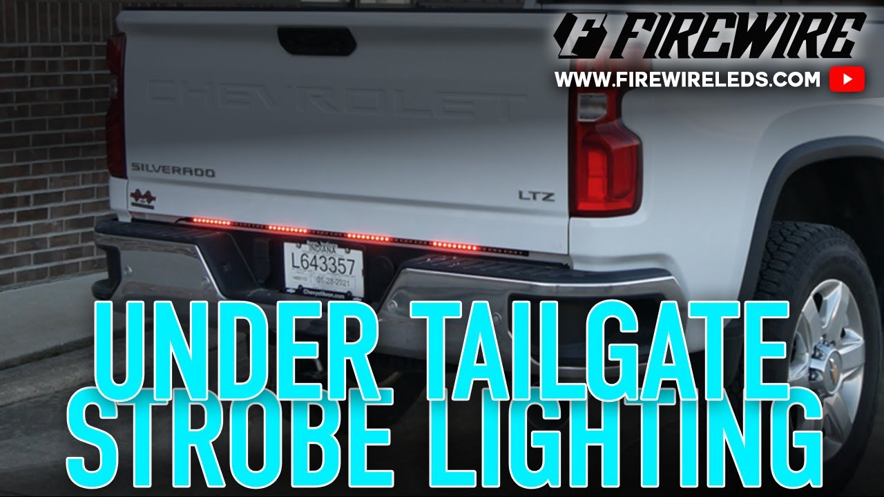Firewire LEDs Under Tailgate Strobe Kit - YouTube