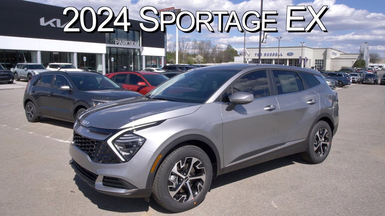 New Steel Gray 2024 Kia Sportage EX|Parkside Kia - YouTube