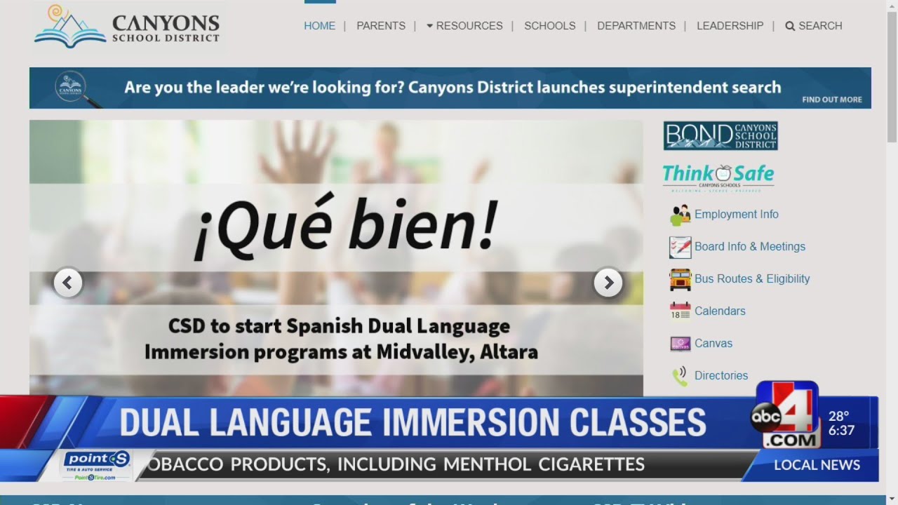 Dual language immersion classes - YouTube