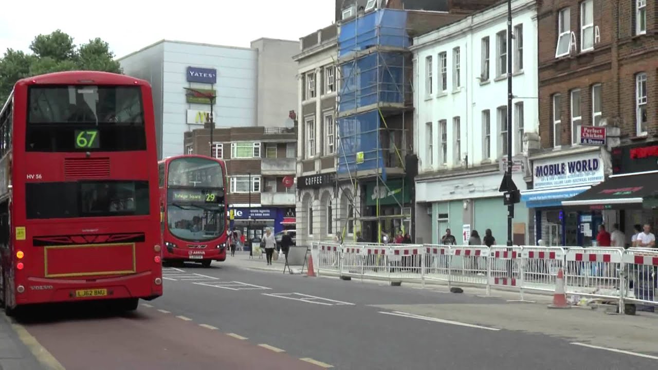 WOOD GREEN BUSES 2014 - YouTube