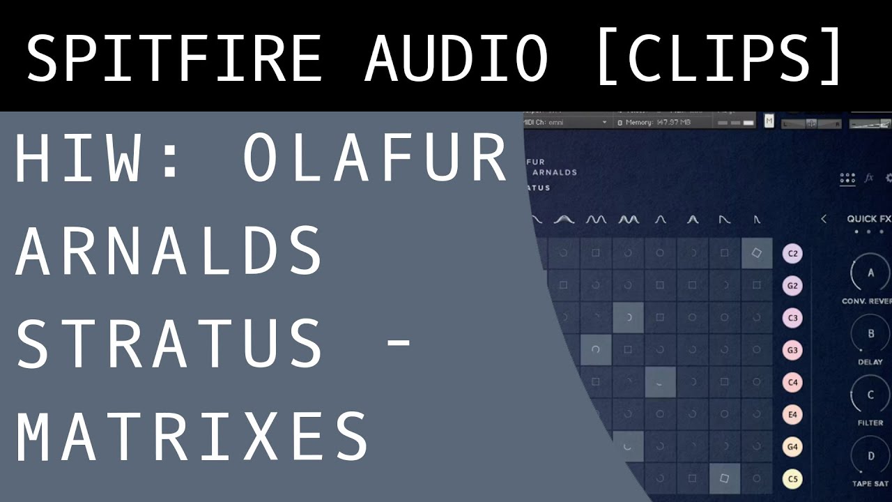 How It Works - Olafur Arnalds Stratus – Matrixes - YouTube