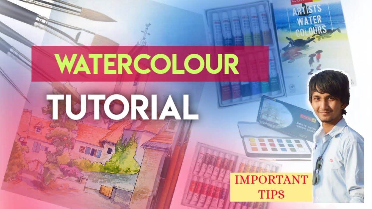 Watercolour TUTORIAL For Beginners | Watercolour Tips And Tricks ...