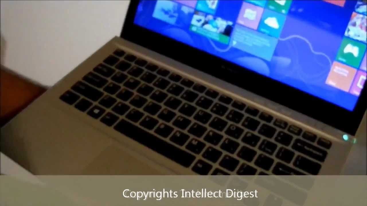 Sony VAIO T13 Ultrabook Review- Windows 8 Touch Screen - YouTube