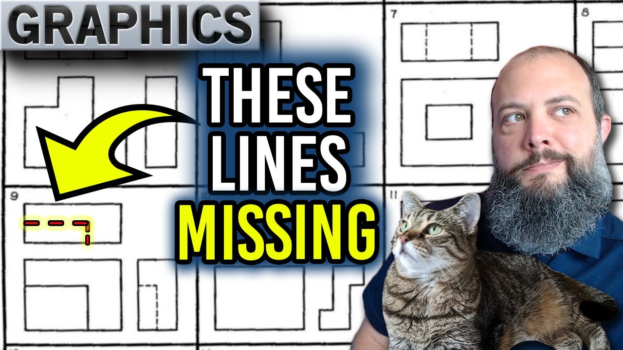 Add The MISSING LINES To Make Each View Correct Beginner Difficulty Add The MISSING LINES To Make Each View Correct Beginner Difficulty