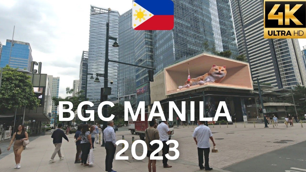 BGC Manila Philippines 🇵🇭 2023 Walking Tour in 4k Ultra HD - YouTube