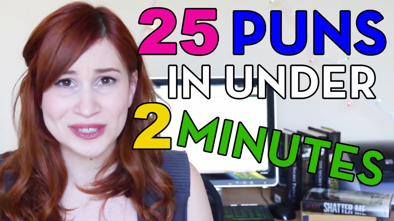 25 puns in under 2 minutes! - YouTube