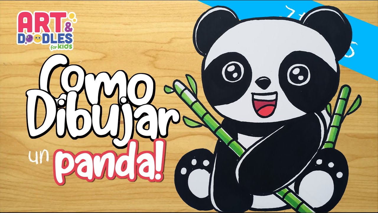 Como dibujar un PANDA kawaii paso a paso - YouTube