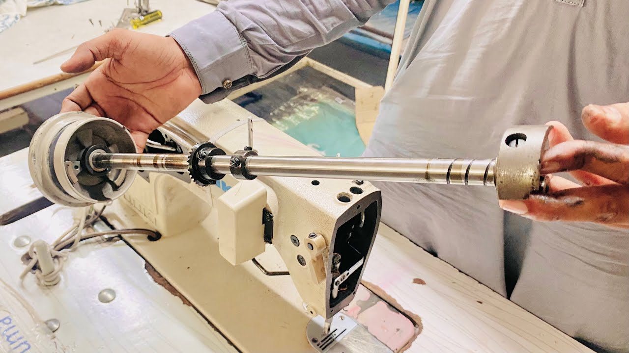 Main Shaft Fitting & Adjustments Sewing Machine|Sewing Machine Ki Shaft ...
