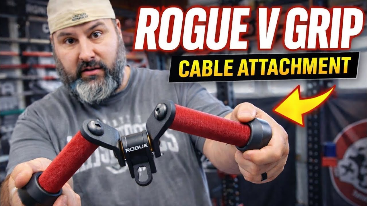 Will Blow Up Your Arms! Rogue Fitness Rotating V-Grip Cable Attachment ...
