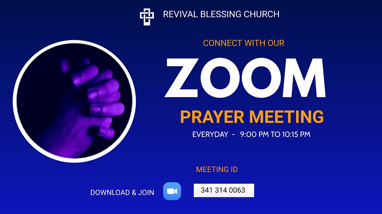 27-08-2021 || REVIVAL BLESSING CHURCH || ZOOM PRAYER MEETING - LIVE ...