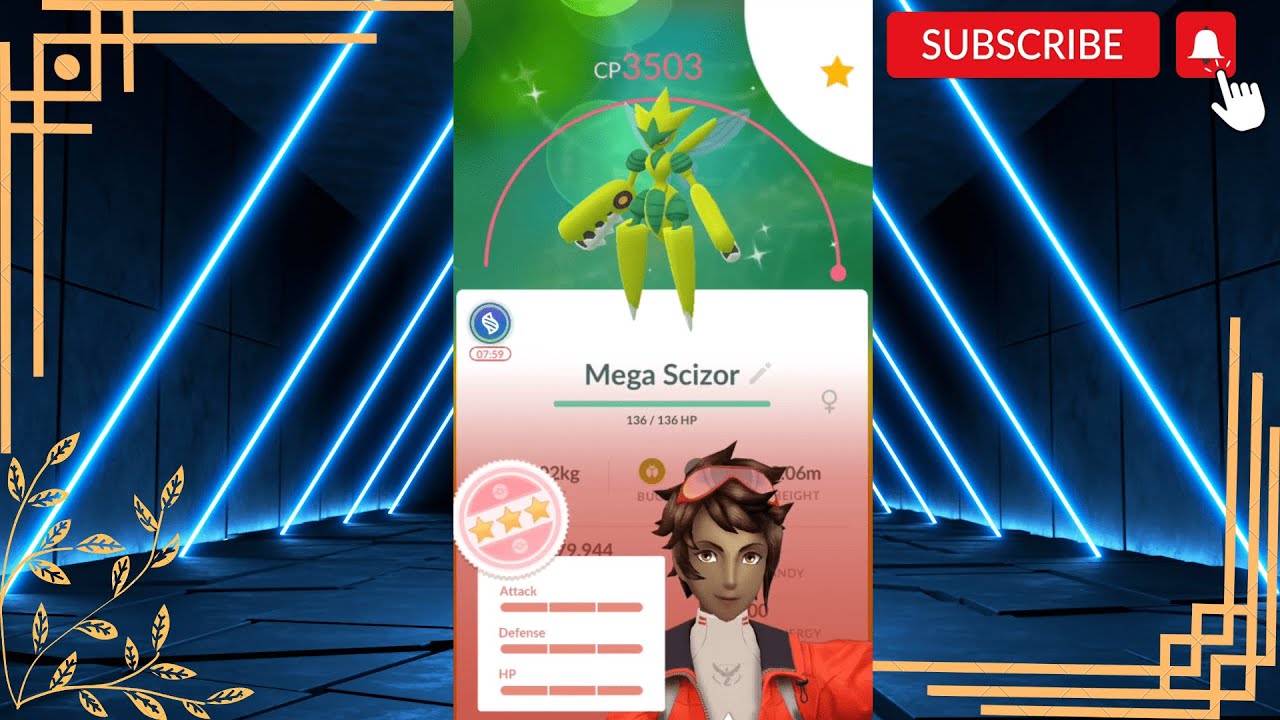 SHUNDO Scyther evolved into SHUNDO Mega Cizor Pokémon Go - YouTube