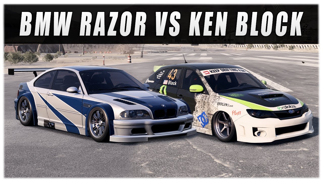 NFS Payback - Razor VS Ken Block - Bmw GTR VS Subaru WRX - YouTube