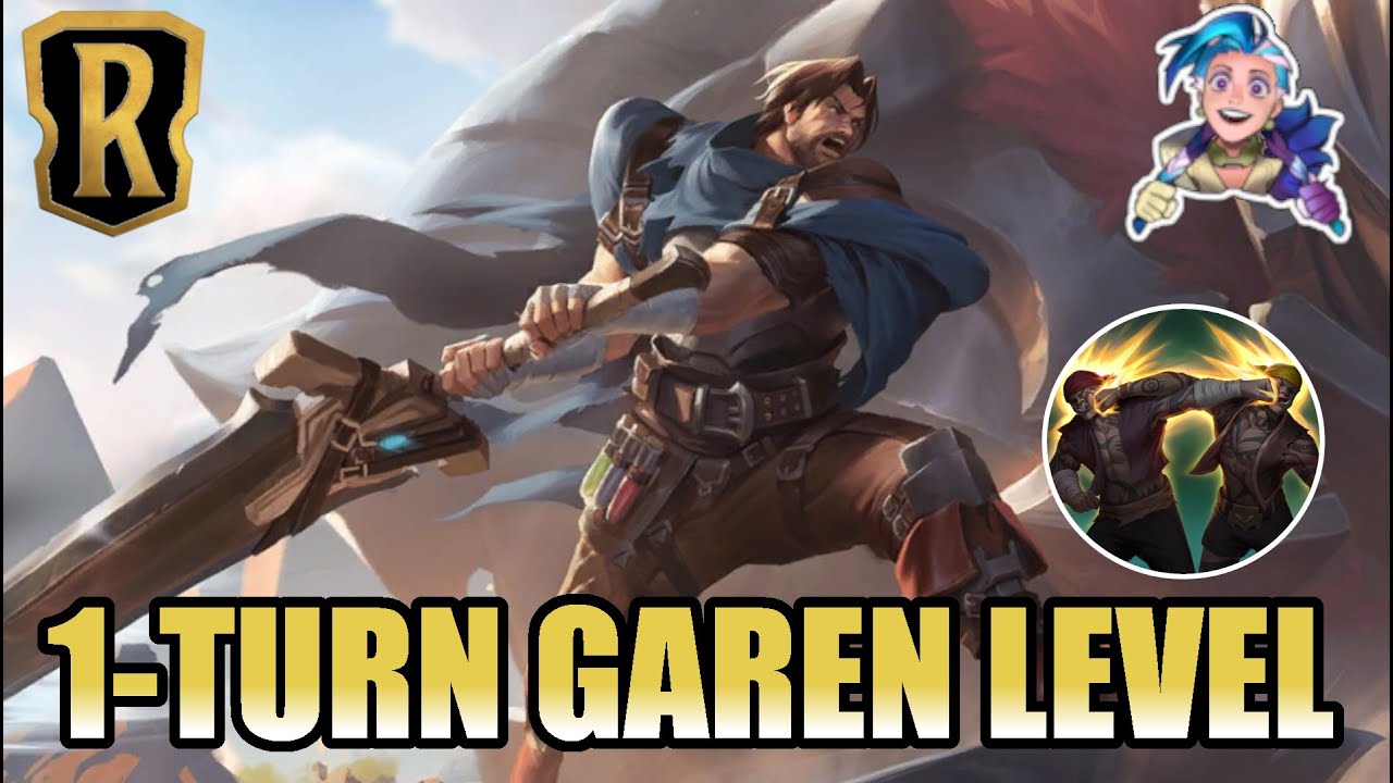 1 TURN GAREN LEVEL! Prize Fight Garen Standard - Legends of Runeterra ...