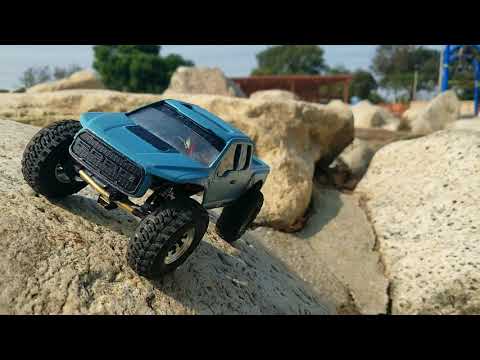 Axial SCX24 Ultimate Crawling Ford Raptor Comp Crawler - YouTube