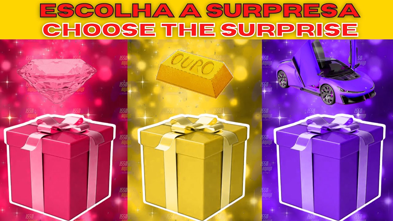 ESCOLHA O SEU PRESENTE DA SUA COR FAVORITA🎁 ELIGE TU REGALO 🎁CHOOSE ...