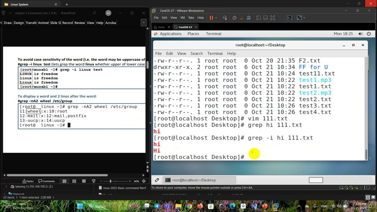 Linux Basic command Line Part3 - YouTube
