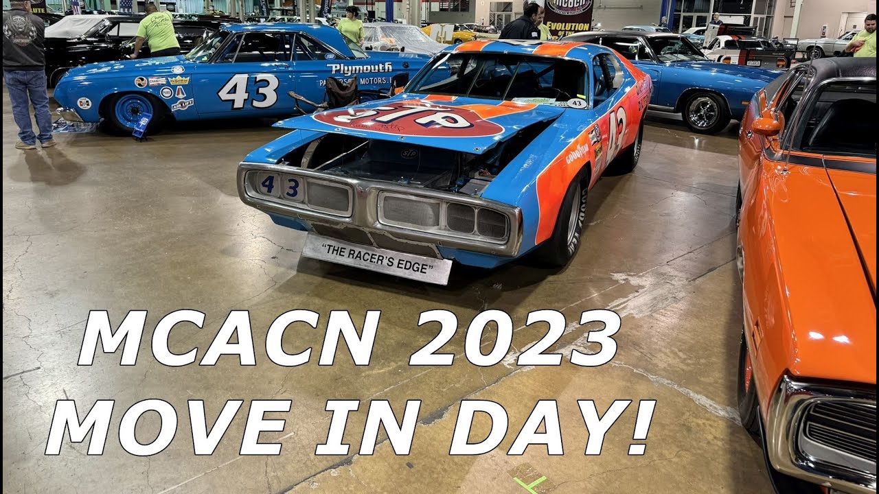 MCACN 2023 Setup Day! Behind The Scenes Tour Of Barn Finds, Racers ...