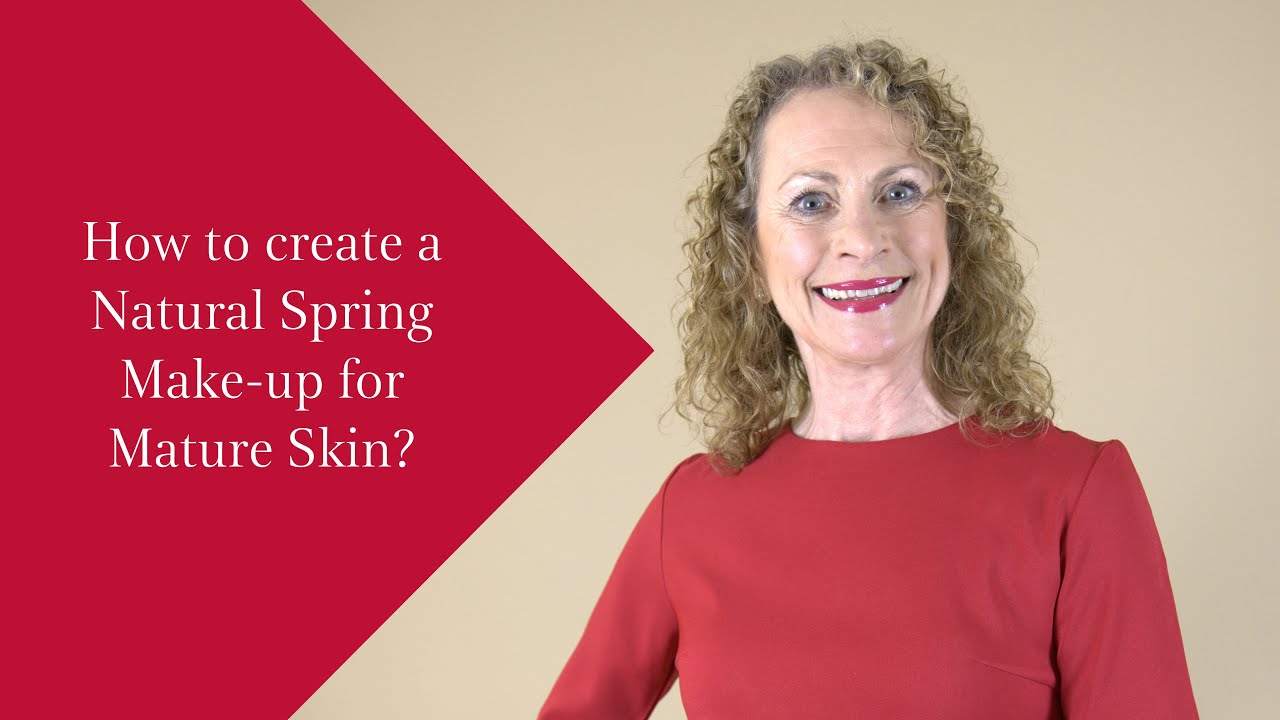 How to create a Natural Spring Make up for mature skin - YouTube