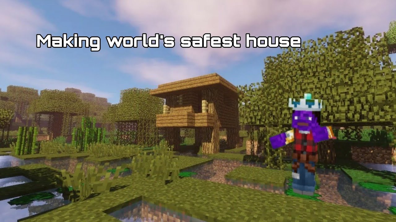 Making world's safest house in *new* SMP | how to make world's safest ...