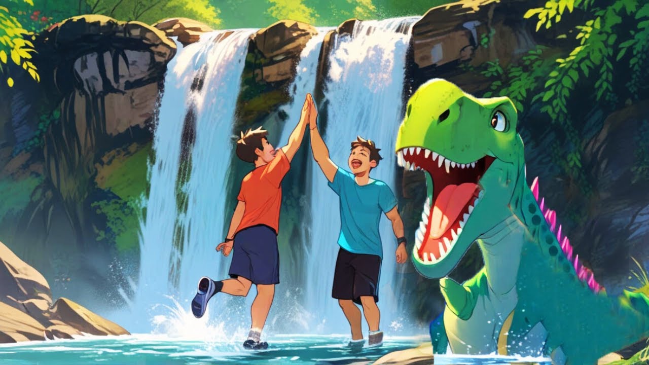 Dinosaur Adventure with Alex and Liam | Dino Adventure | - YouTube