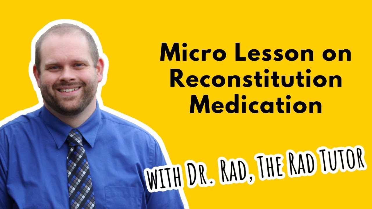 Dosage Calculation Micro Lesson Reconstitution Medication Problem - YouTube