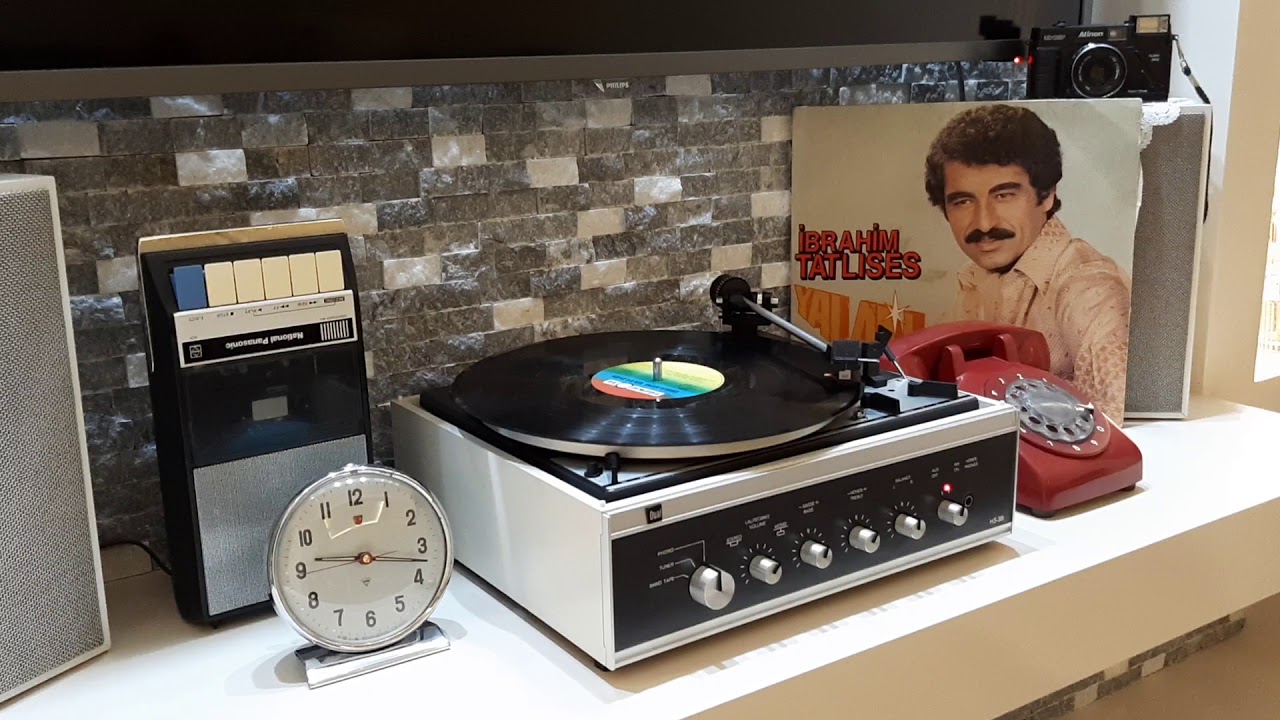 İBRAHİM TATLISES - YALAN (PLAK KAYIT DUAL HS-38) - YouTube