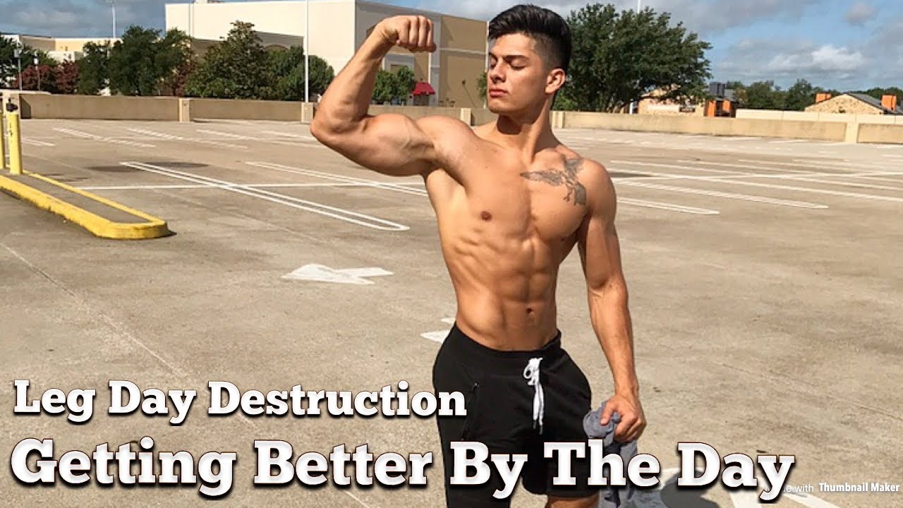 Leg Day Destruction | Stronger By The Day | - YouTube