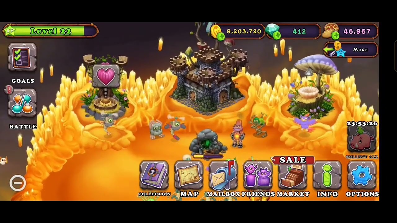Breeding Monster FLOWAH guys!! fire haven island - My Singing Monsters ...