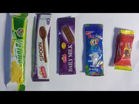 Unwrapped Yummy Chocolate and Dolphin 🐬 Jelly - YouTube