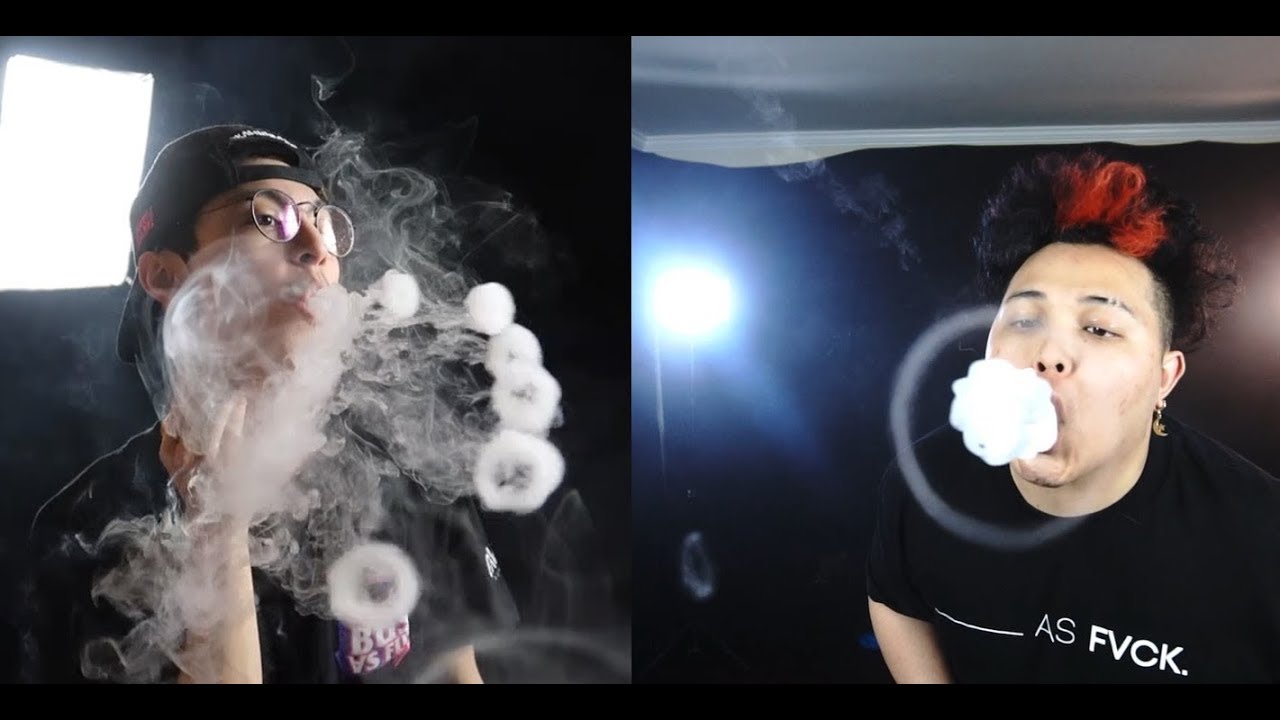 MOST EXCITING VAPE TRICK COMPETITION | GAME OF VAPE | @BMITCHH VS @A ...