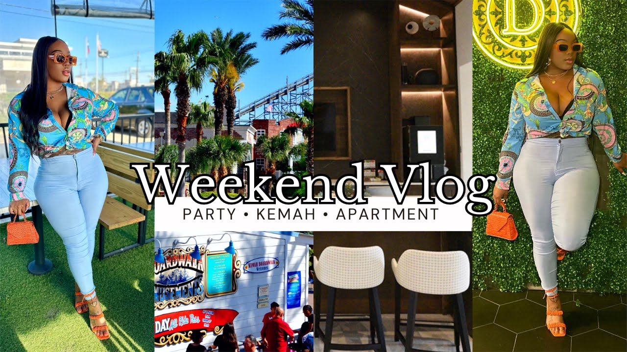 LUXURY APARTMENT HUNT + KEMAH BOARDWALK + BIRTHDAY PARTY CELEBRATION ...
