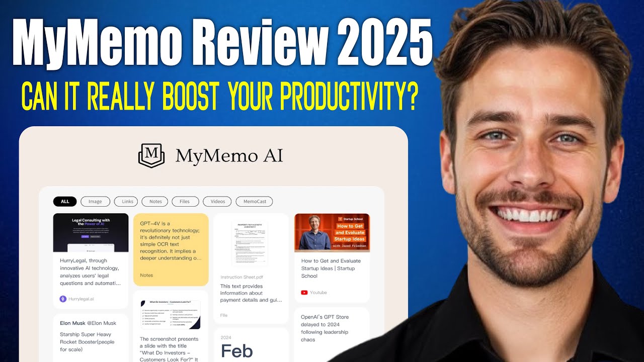 MyMemo Review: Build Your AI-Powered Second Brain | AppSumo Lifetime Deal! - YouTube