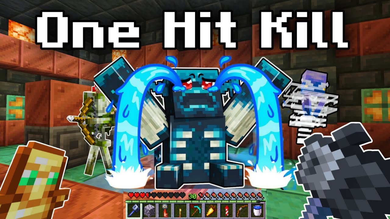 ONE Hit Every Boss Survival Minecraft Pe! - YouTube