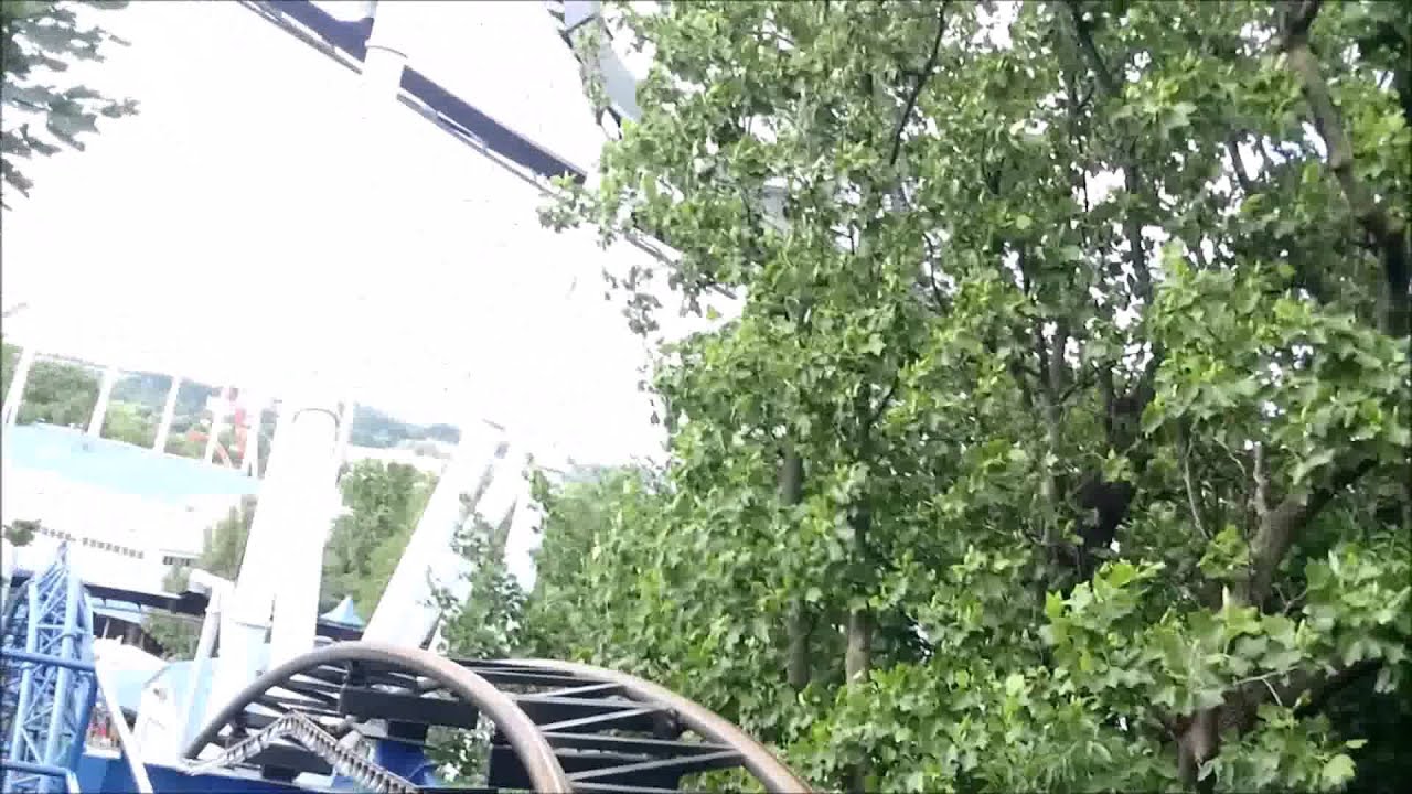 Hershey Park: Sooper Dooper Looper on Ride Front Row POV / June 14 ...