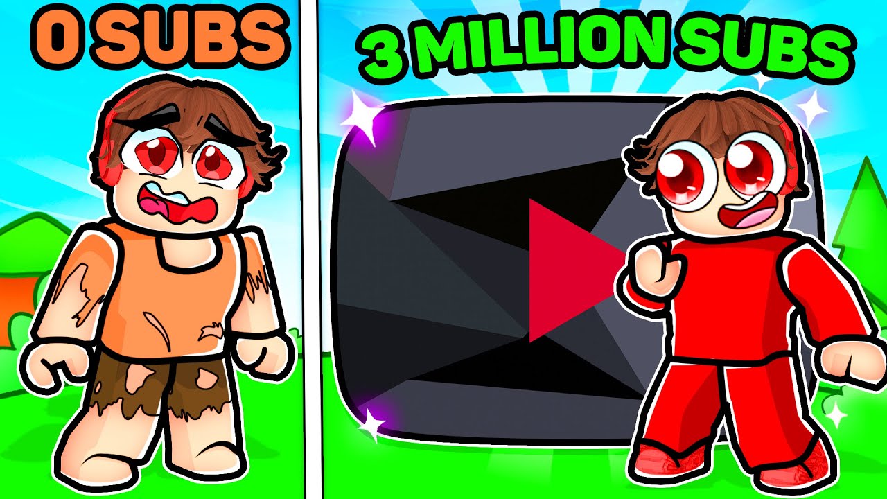From 0 to 3,000,000 Subscribers! - Roblox YouTuber Tycoon - YouTube