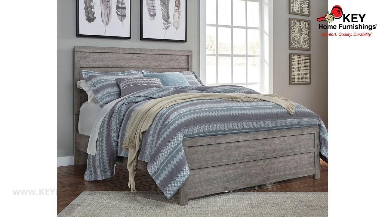 Ashley Culverbach Queen Panel Bed (APK-B070-QPB) | KEY Home - YouTube