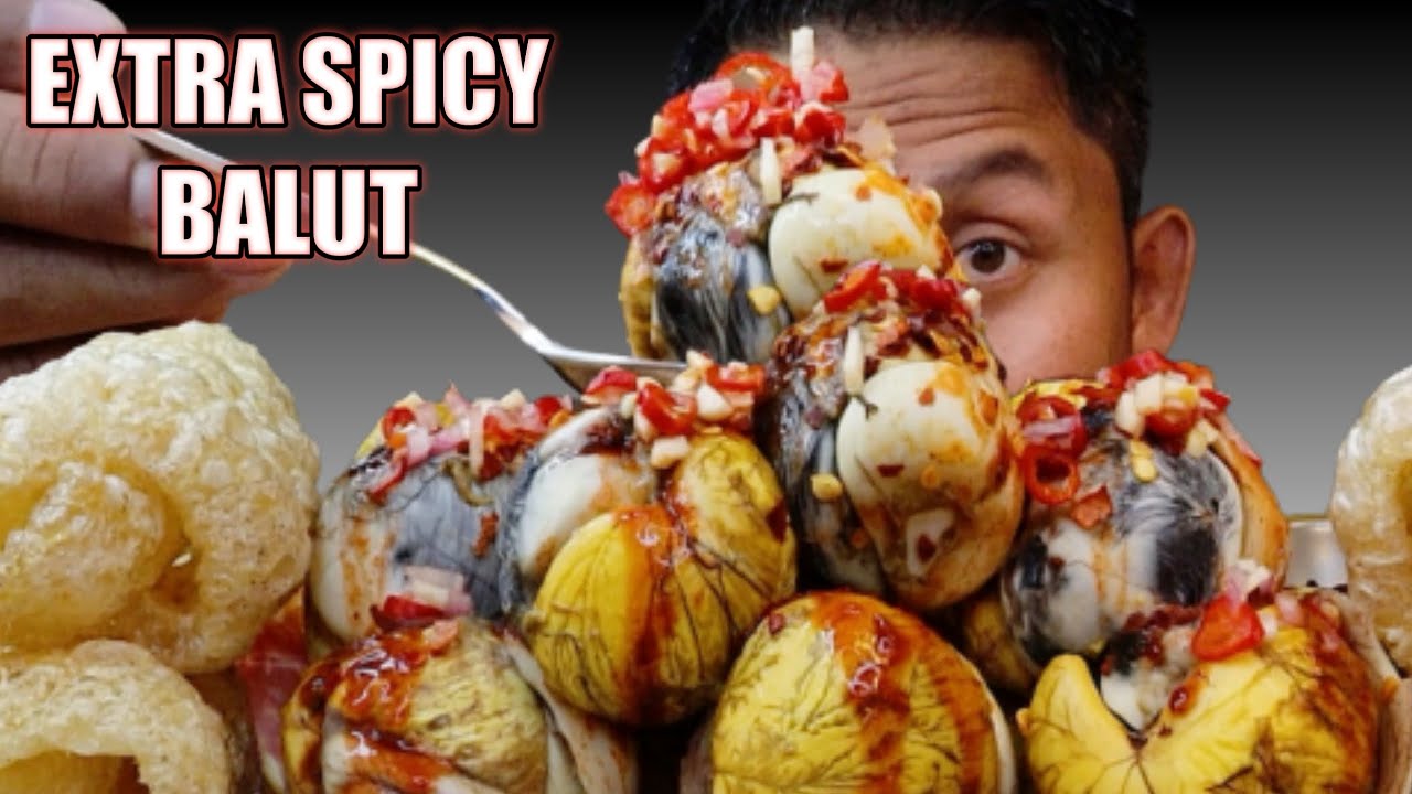 EATING BALUT WITH EXTRA SPICY SAUCE (HD)| 3X EXTRA SPICY SAUCE ...