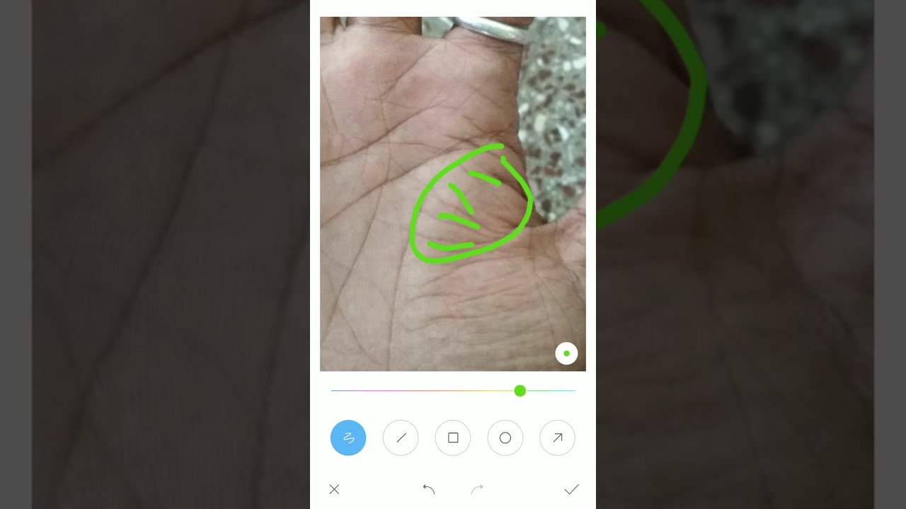 Fish sign on life line, palmistry - YouTube