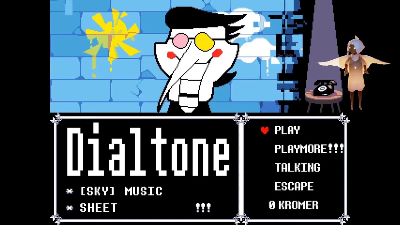 【Sky Music Sheet 楽譜】Dialtone / 黒電話 - Deltarune chapter 2 - YouTube