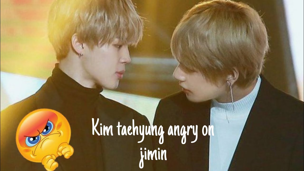 Bts kim taehyung angry on jimin 😡😤 #btsfunnymoments - YouTube