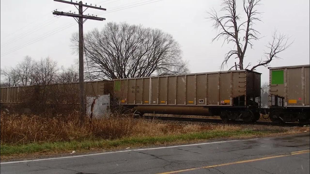 bnsf 5859 5677 southbound empty coal 11/15/22 12:14 pm - YouTube