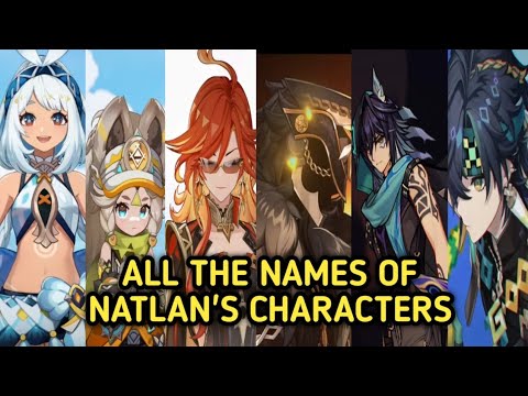 All The Names of Natlan Characters in New Teaser Genshin Impact - YouTube