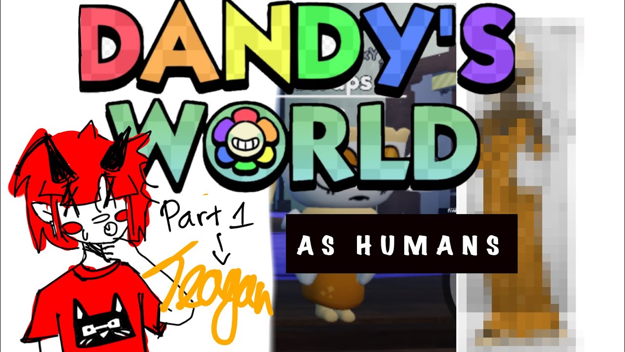 Dandy’s world characters as humans part one: Teagan! ☕️ - YouTube