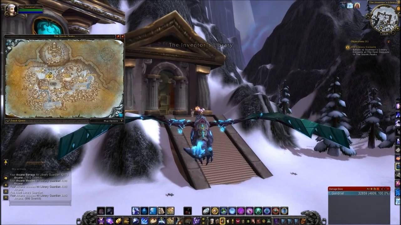 The Library Console Quest - World of Warcraft - YouTube